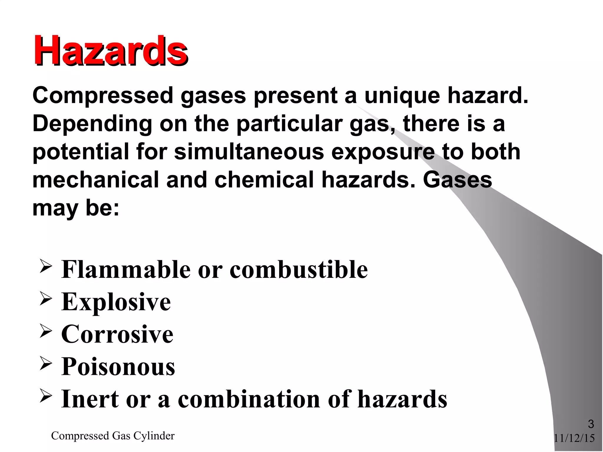 Compressed Gas Cylinder Safety Course | PPT