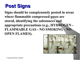 Compressed Gas Cylinder Safety Course | PPT