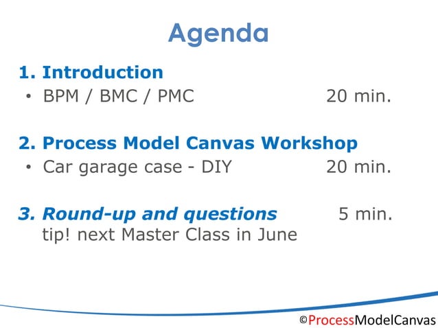PMC Process Model Canvas - workshop | PDF | Logistics | Business
