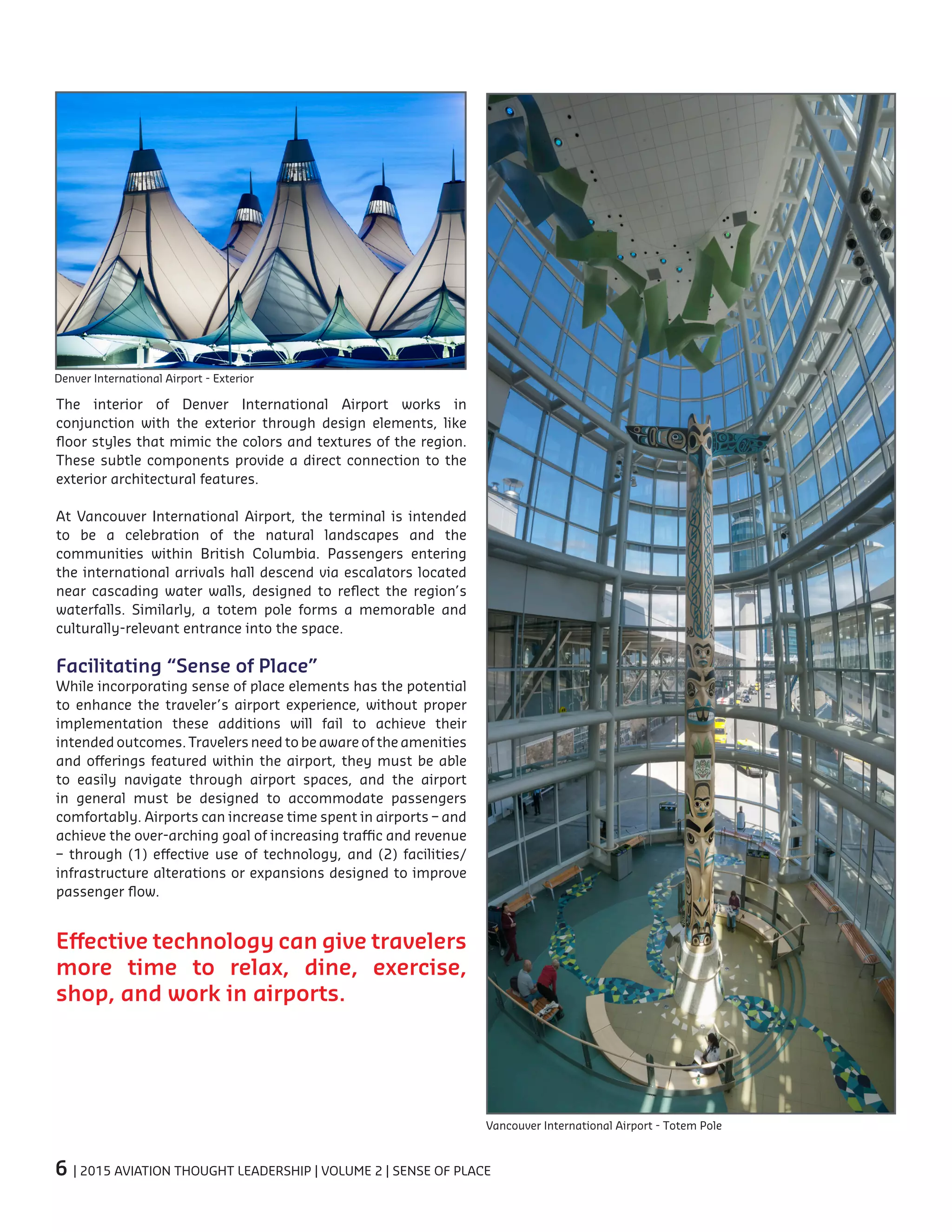 2015 Creating Sense of Place in Today's Airports | PDF