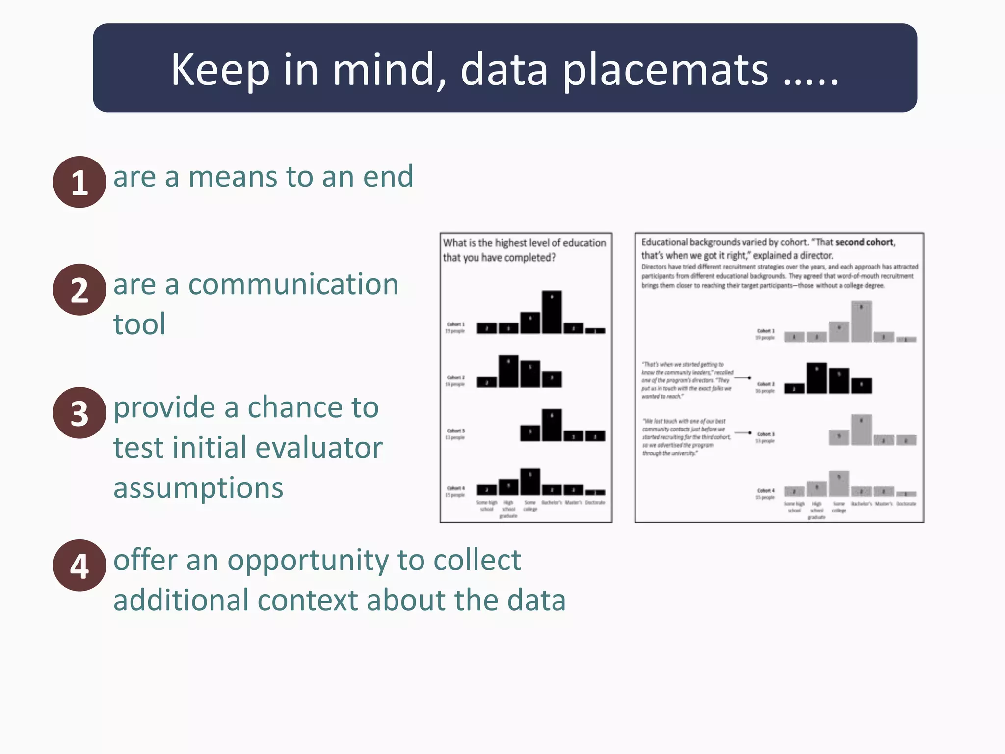 Data Placemats: Construction and Practical Design Tips | PPTX