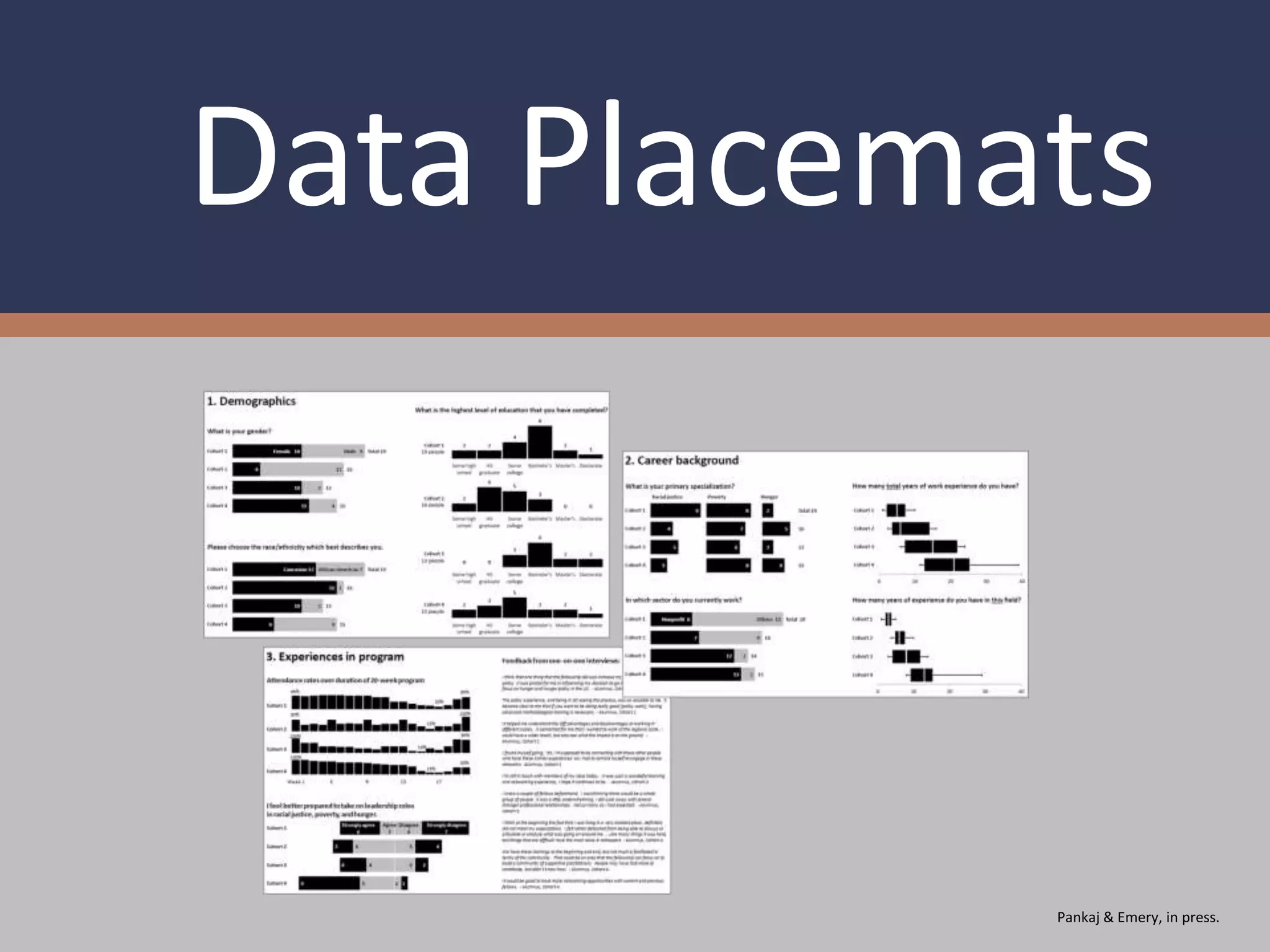 Data Placemats: Construction and Practical Design Tips | PPTX