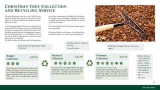 Christmas Decoration Service Marketing Brochure | PPT