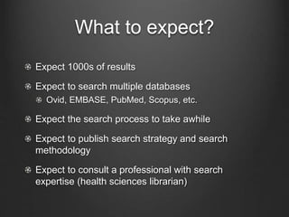 Extensive Literature Searching | PPT