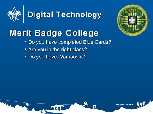 Digital Technology Merit Badge | PPT