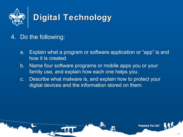 Digital Technology Merit Badge | PPT