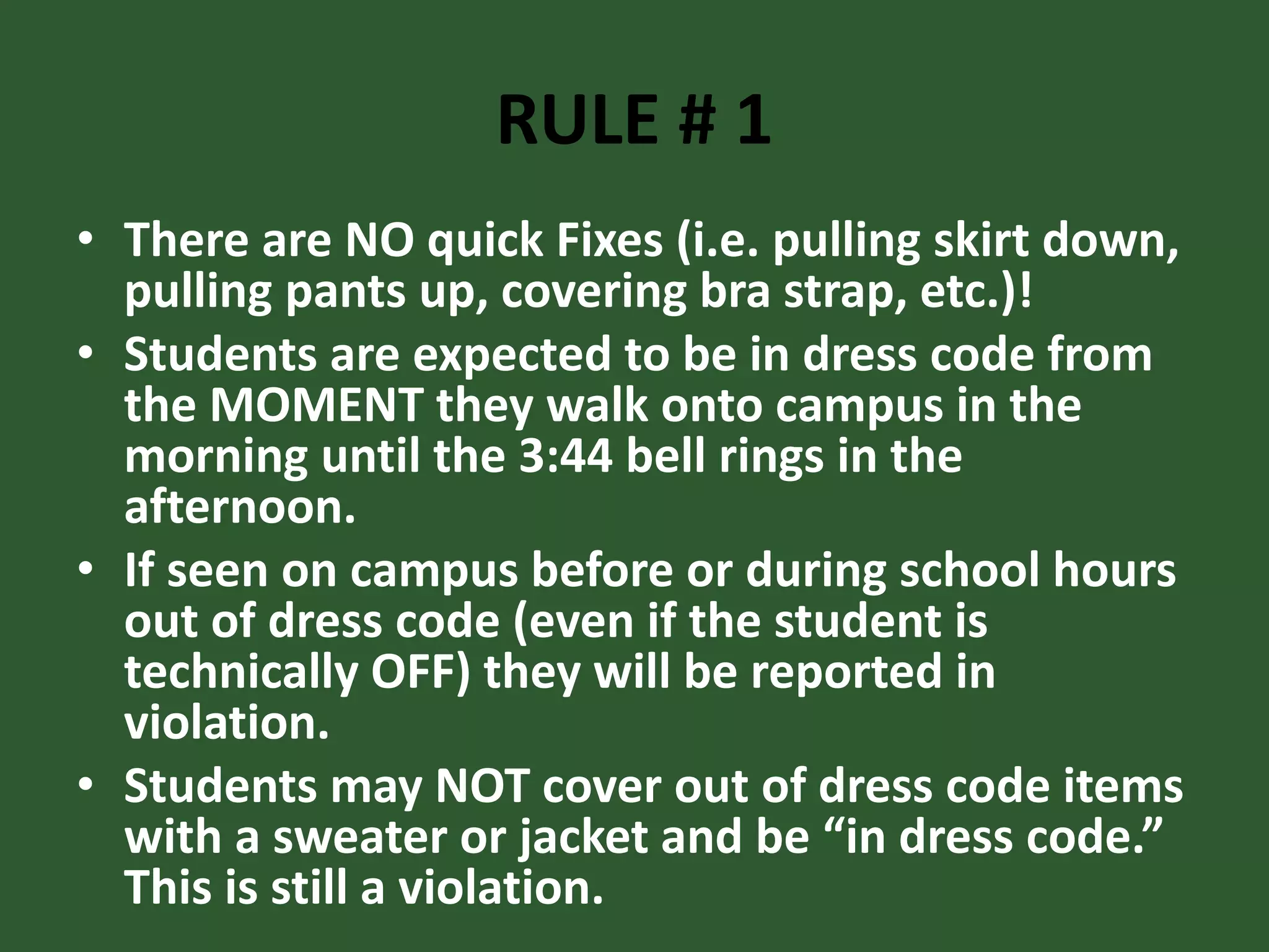 2015 PHS Dress Code Powerpoint | PPTX | Women\'s Outerwear | Women\'s ...