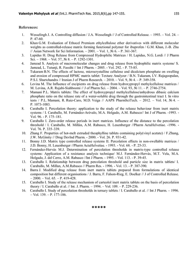 Effect of diluent types and soluble diluents particle size on the ...