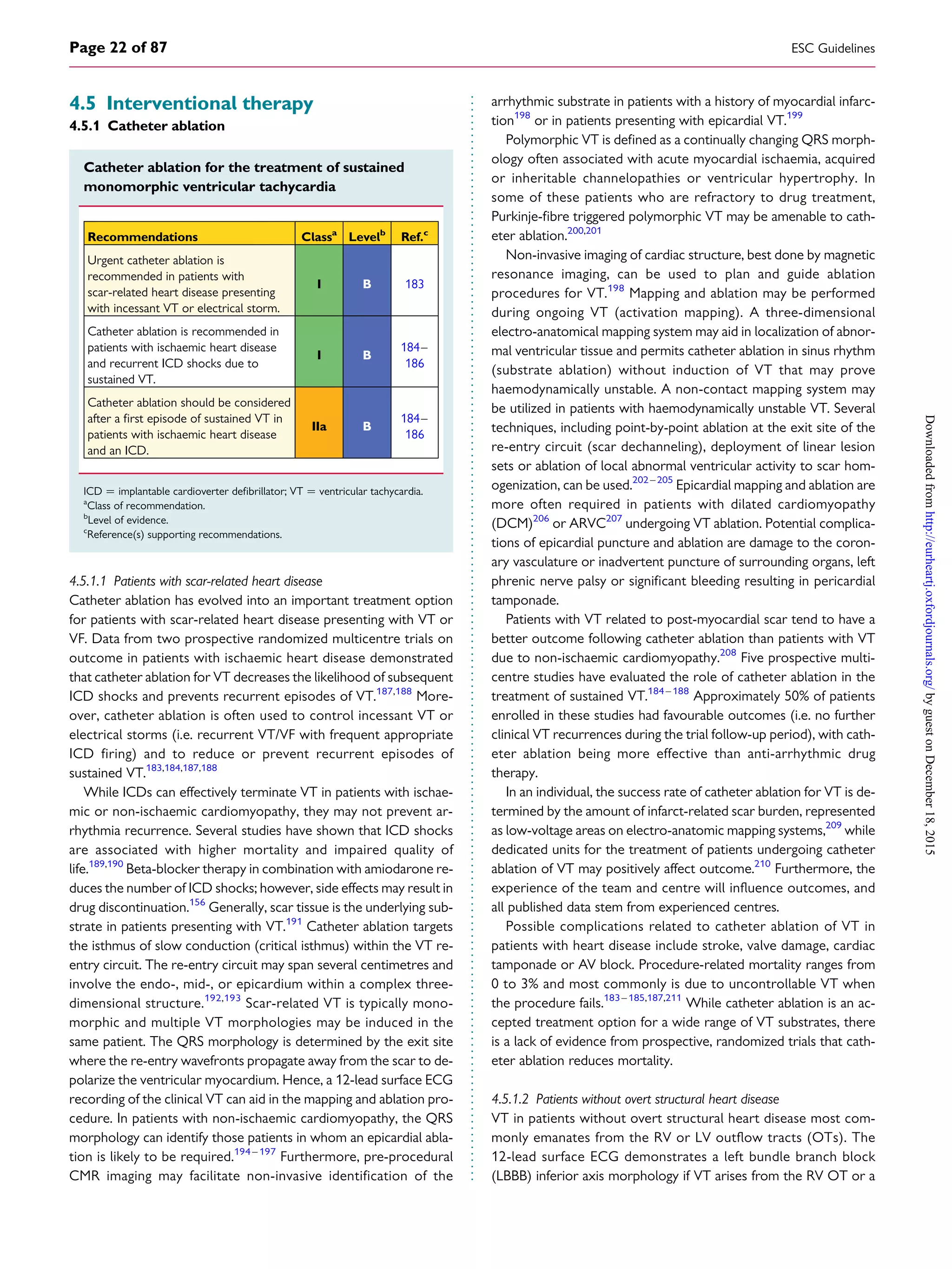 2015 ESC guidelines for the management of patients with ventricular ...