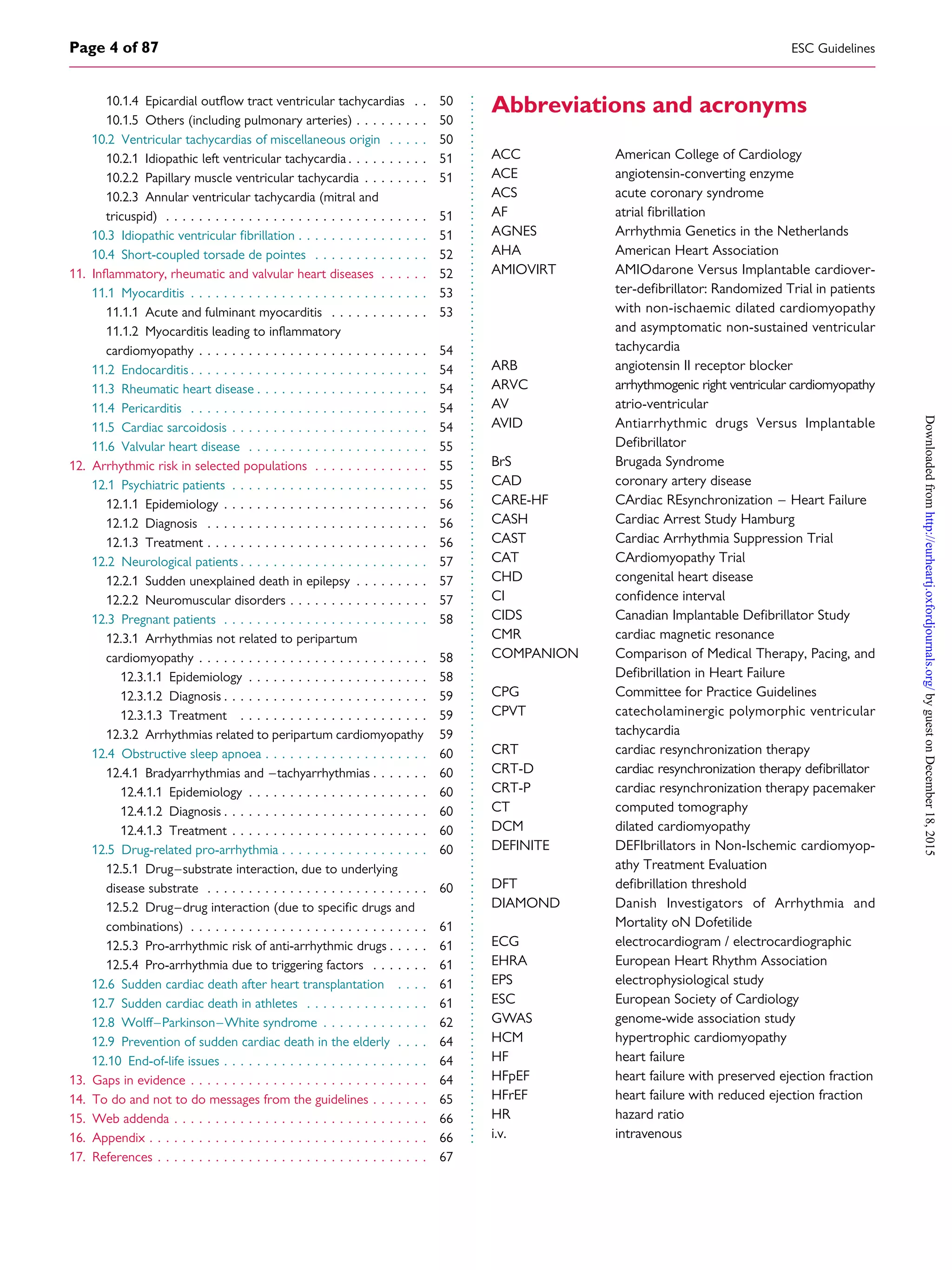 2015 ESC guidelines for the management of patients with ventricular ...