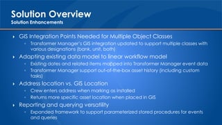Transformer Management . Full Lifecycle Support Using GIS and a Web Application. | PPTX