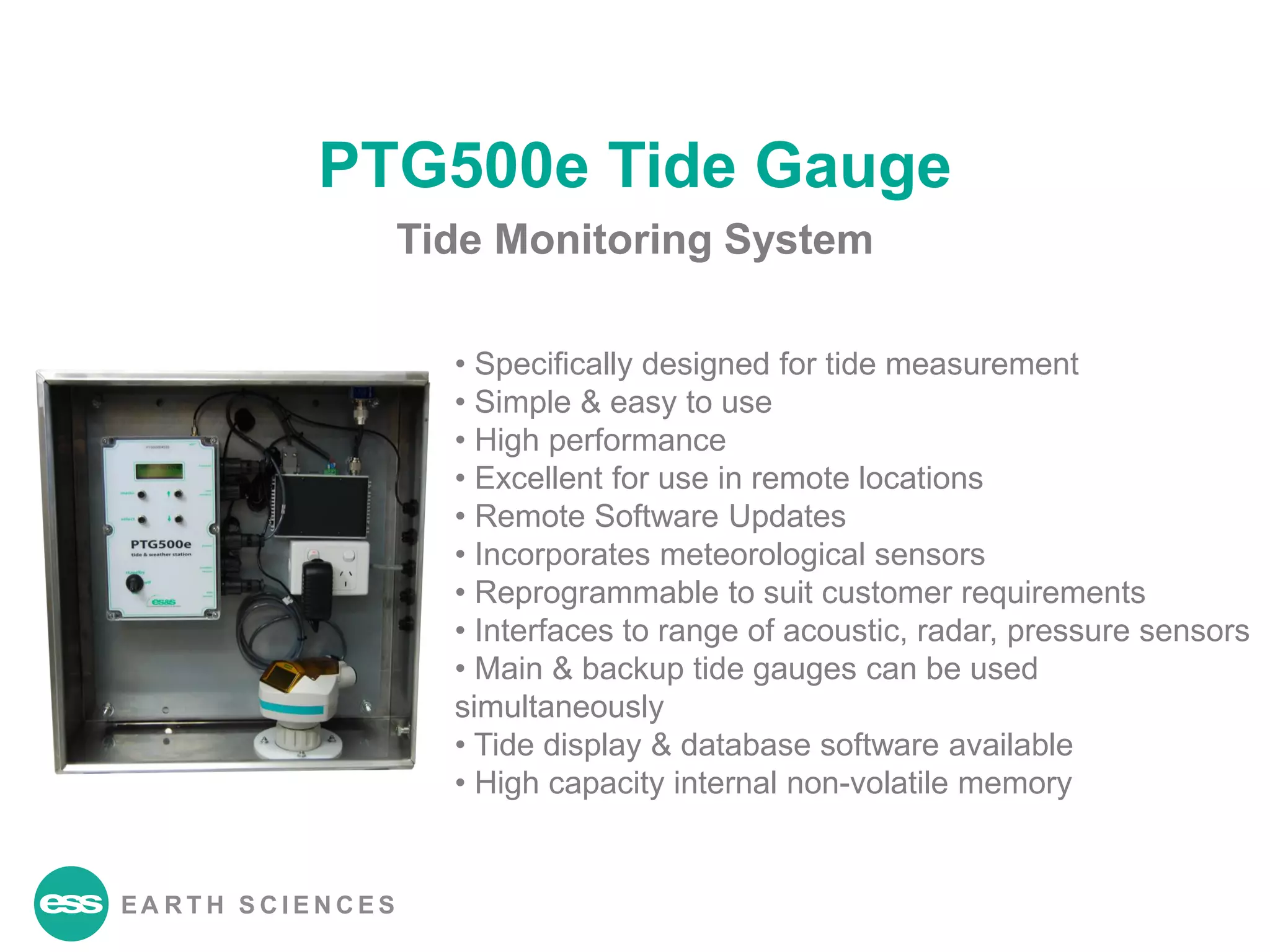 ESS Earth Science Monitoring Solutions Presentation | PDF