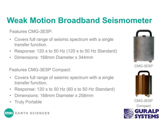 ESS Earth Science Monitoring Solutions Presentation | PDF