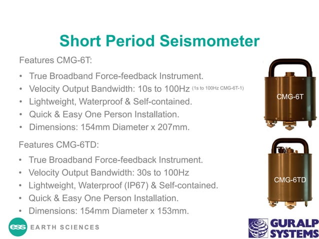 ESS Earth Science Monitoring Solutions Presentation | PDF