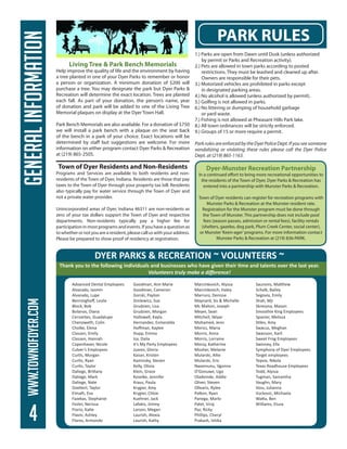 Town of Dyer 2015 Fall Leisuregram | PDF