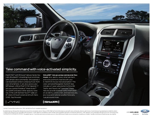 2015 ford explorer limited edition brochure - lasopapicture