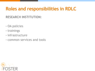 Research Data Lifecycle: Role of Data Services | PPT