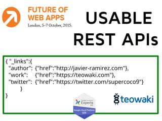 Writing Usable REST APIs. Javier Ramirez | PPT