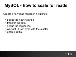Scale MySQL on EC2 with Ansible | PPT