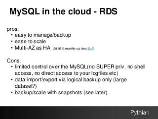 Scale MySQL on EC2 with Ansible | PPT