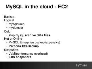 Scale MySQL on EC2 with Ansible | PPT