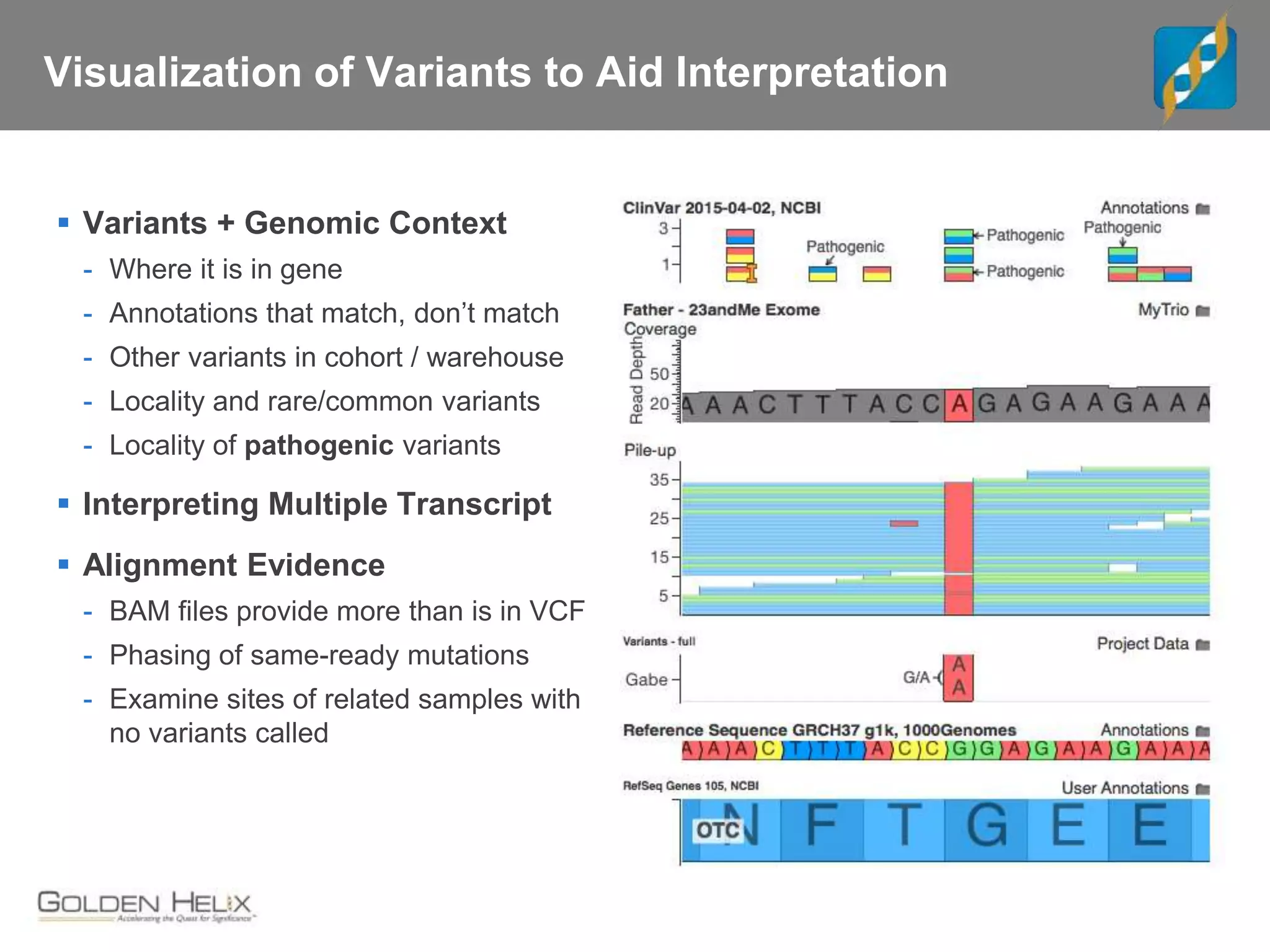 2015 functional genomics variant annotation and interpretation- tools and public data | PPTX