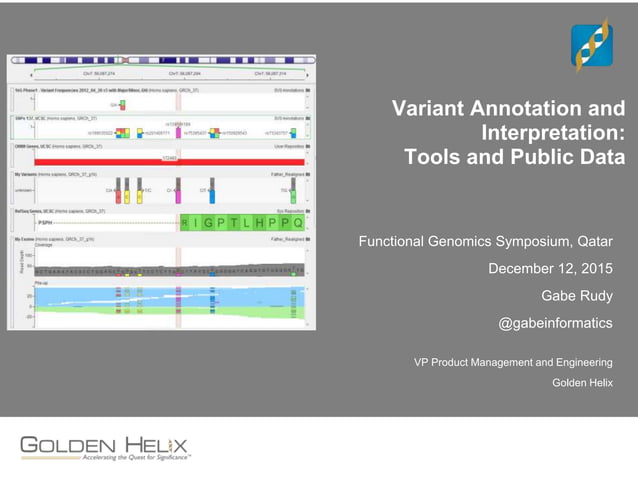 2015 functional genomics variant annotation and interpretation- tools ...