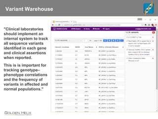 2015 functional genomics variant annotation and interpretation- tools and public data | PPTX