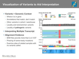 2015 functional genomics variant annotation and interpretation- tools and public data | PPTX