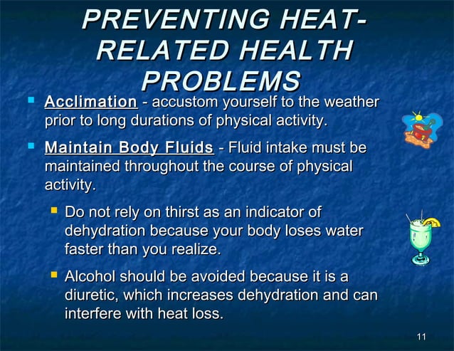 Heat Stress Safety Course | PPT | Injuries | Diseases and Conditions