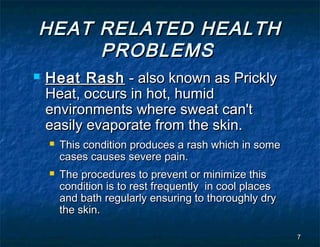 Heat Stress Safety Course | PPT