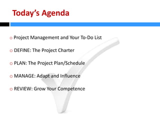 DARE to Be a Successful Project Manager | PPT