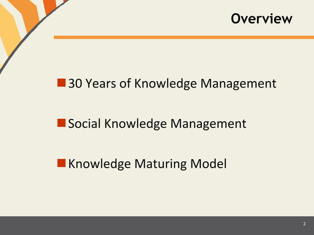 Social Knowledge Management and the Knowledge Maturing Perspective | PPT