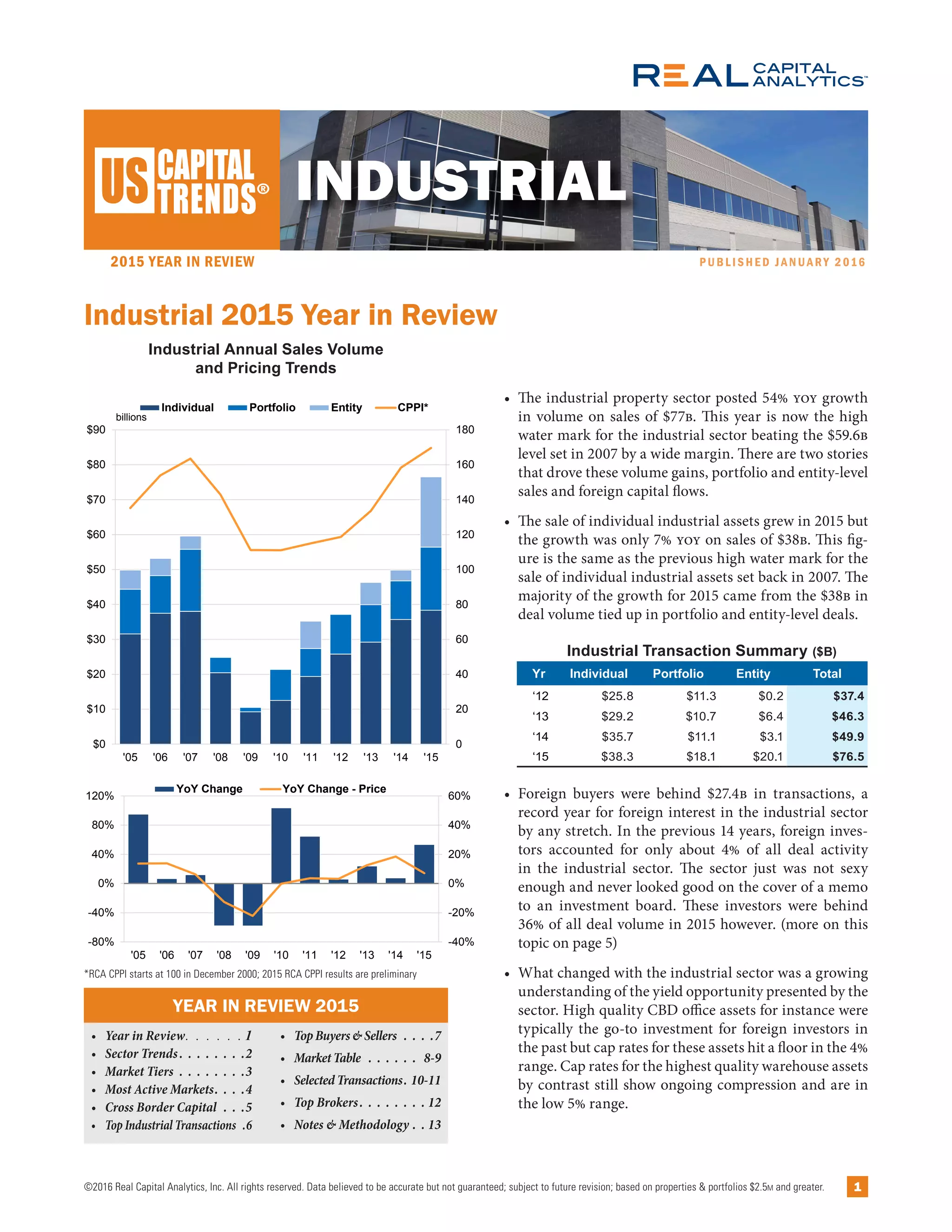 2015 RCA Industrial Report | PDF