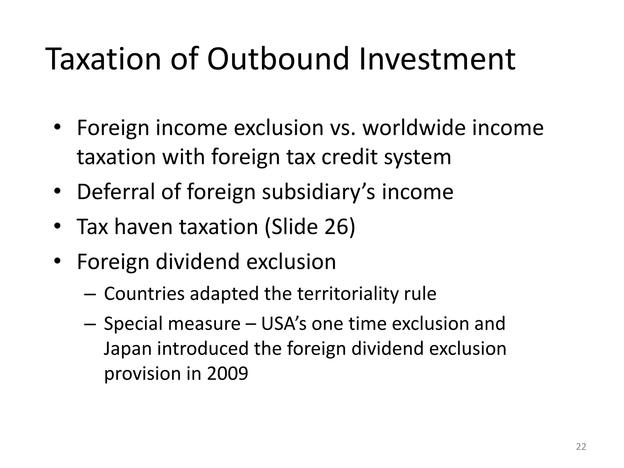 International Taxation | PPTX