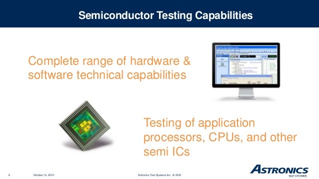 Semiconductor Testing Solutions from Astronics Test Systems