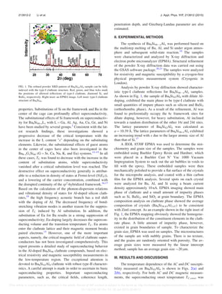 Critical magnetic fields of superconducting aluminum-substituted ...