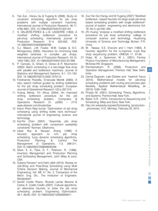 2015 job shop-scheduling uain heurstic bottle neck shift | PDF