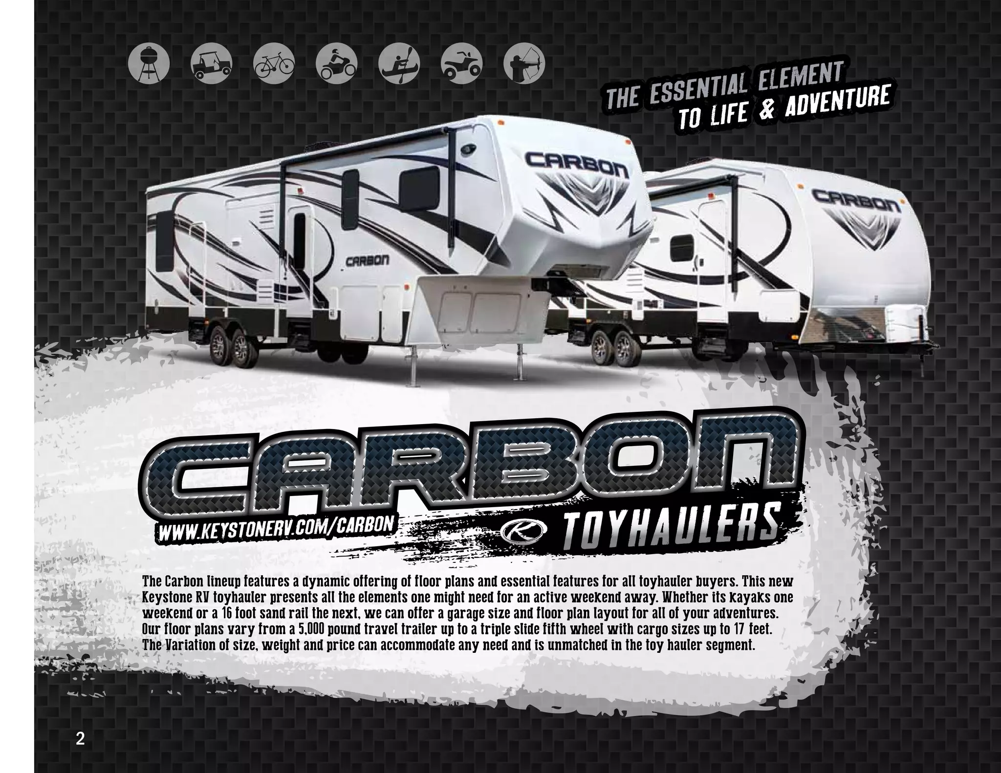 2015 Keystone Carbon Toy Haulers | PDF