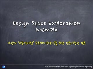 함정의 초기단계 설계영역탐색(design space exploration)의 효과적 적용 | PDF