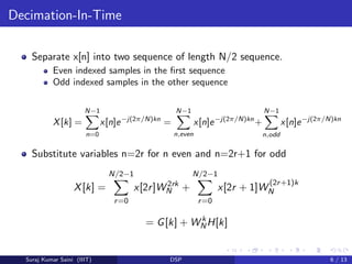 Decimation in Time | PDF