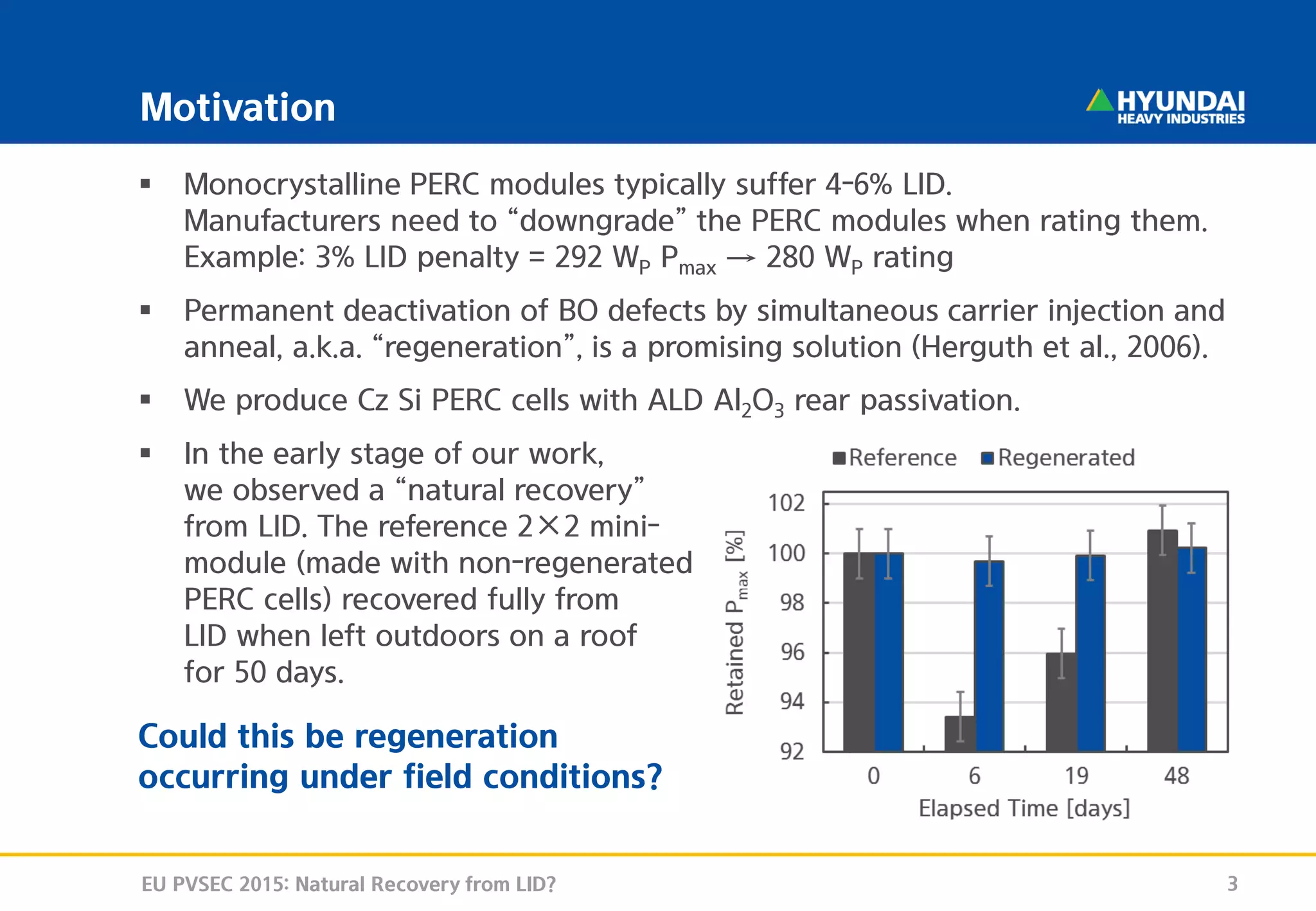Natural Recovery from LID: Regeneration under Field Conditions? | PDF