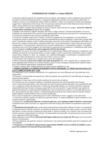 listino prezzi vendita euro € | PDF