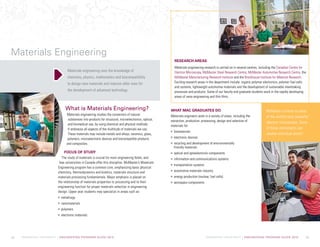 McMaster University - Faculty of Engineering - Guide | PDF