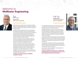 McMaster University - Faculty of Engineering - Guide | PDF