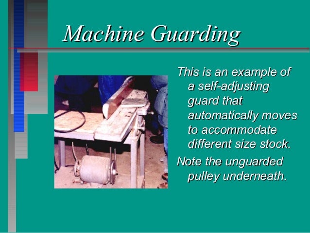 Machine Guarding Safety Course