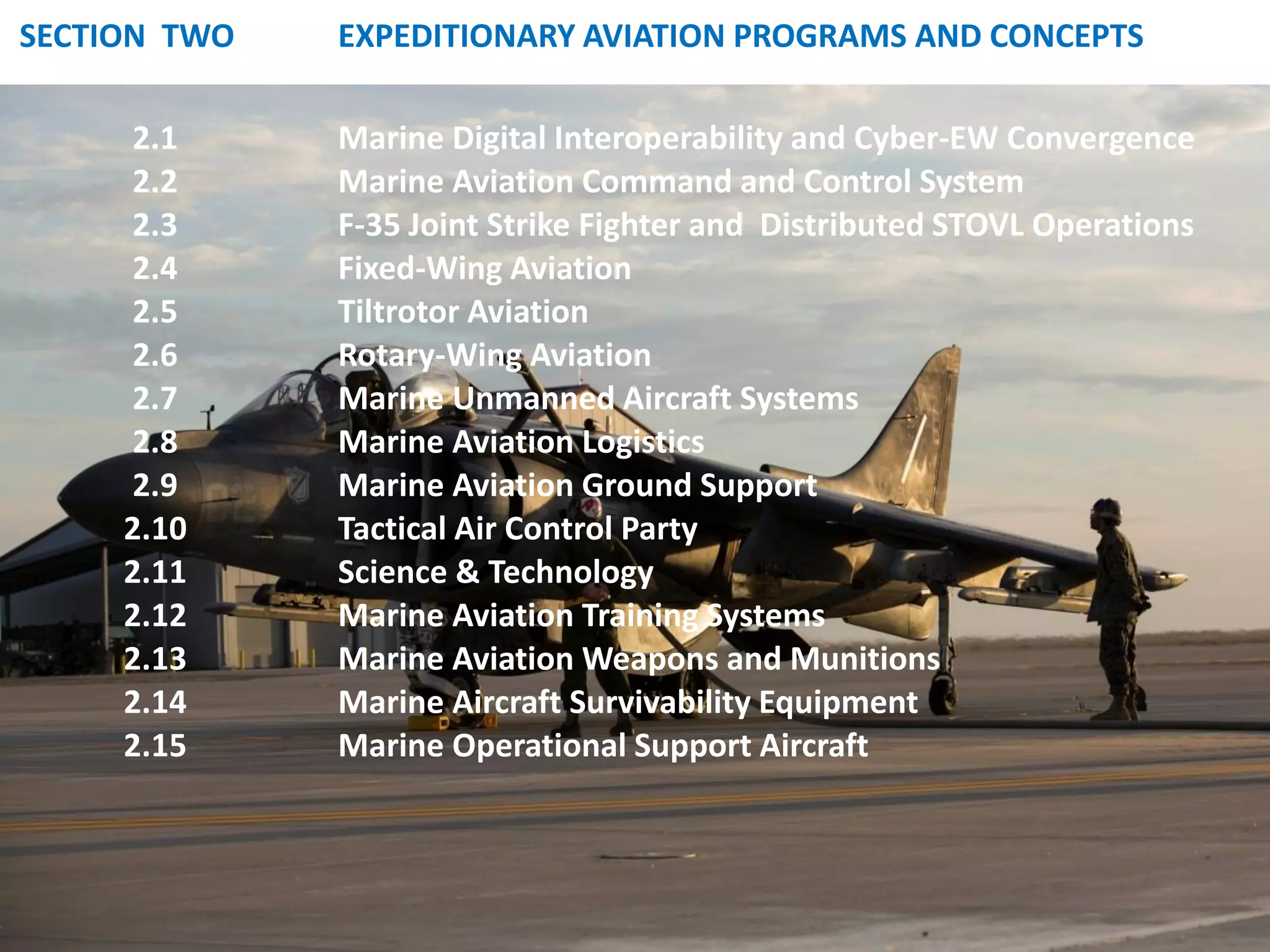 2015 Marine Corps Aviation Plan | PDF