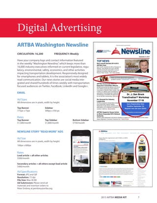 2015 ARTBA Media Kit | PDF
