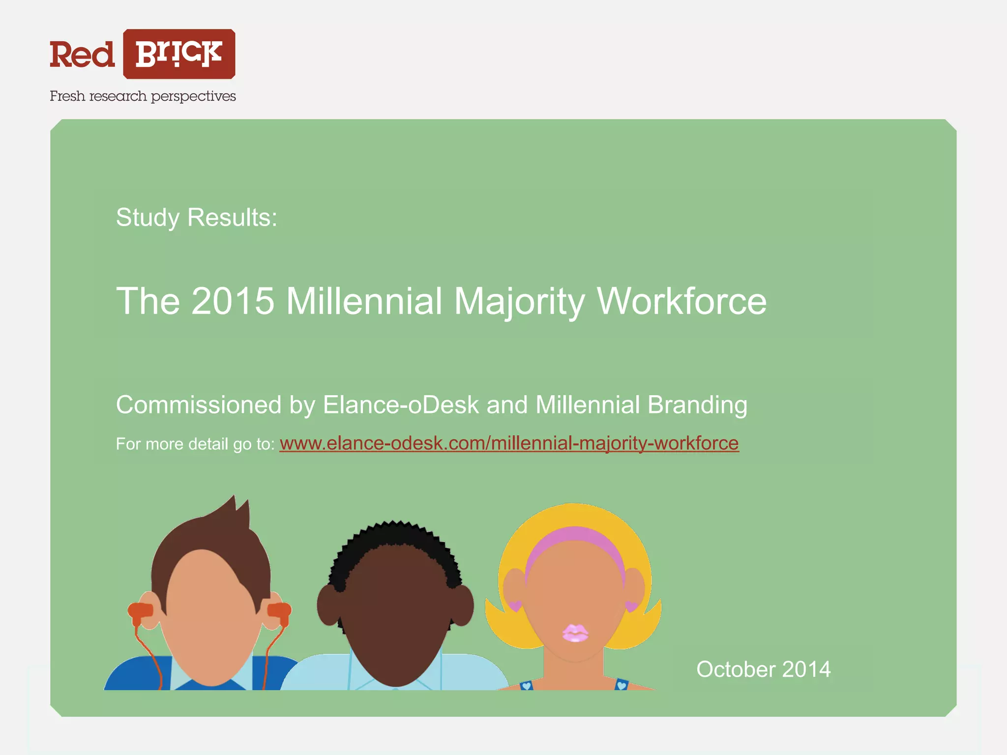 The 2015 Millennial Majority Workforce: Study Results | PPT