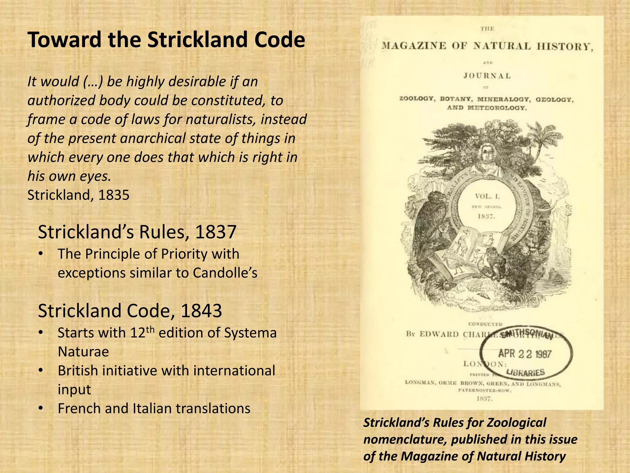 The History and Future of Taxonomy | PDF